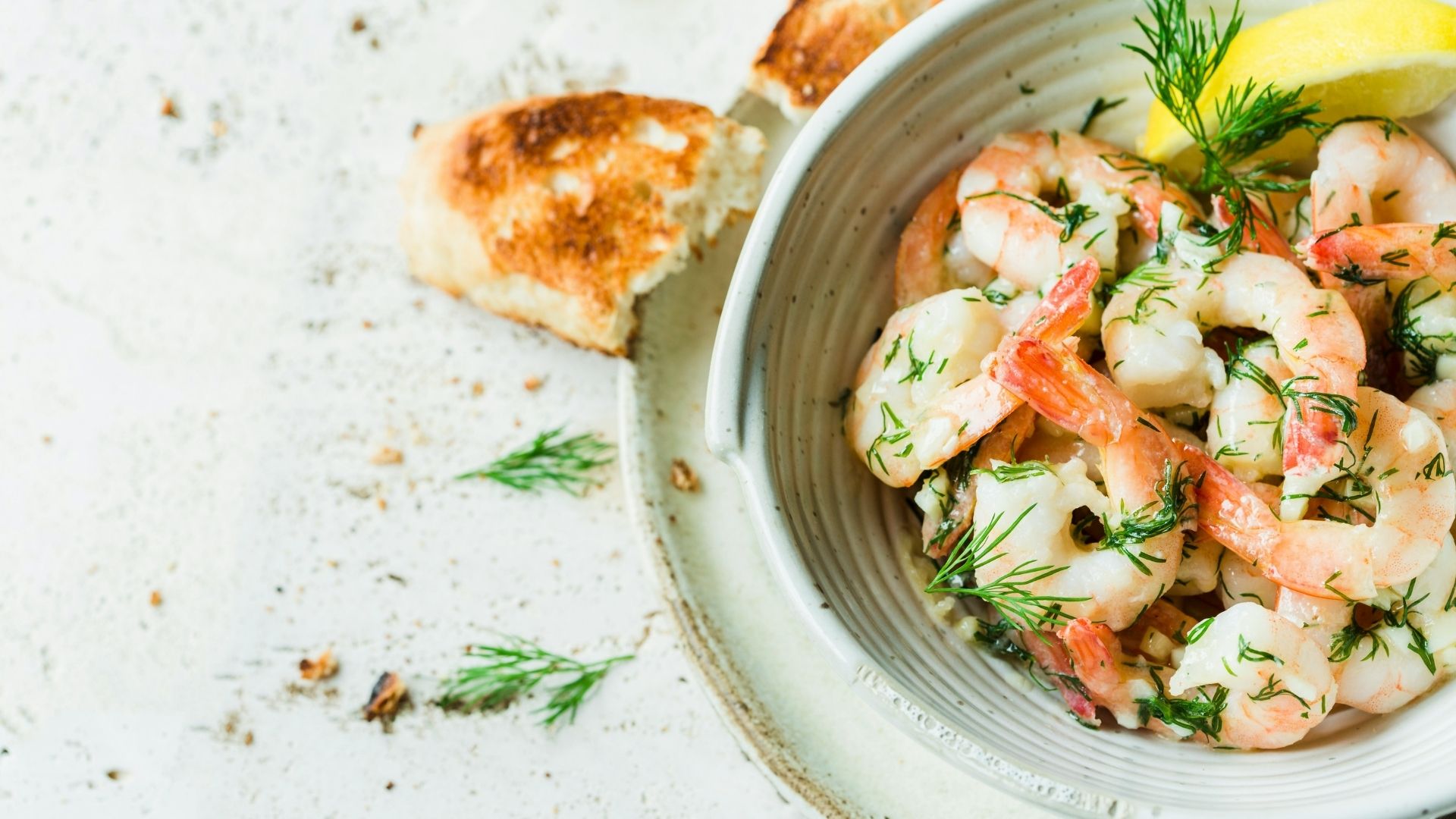 Garlic Butter Shrimp with Lemon and Dill - The Bite